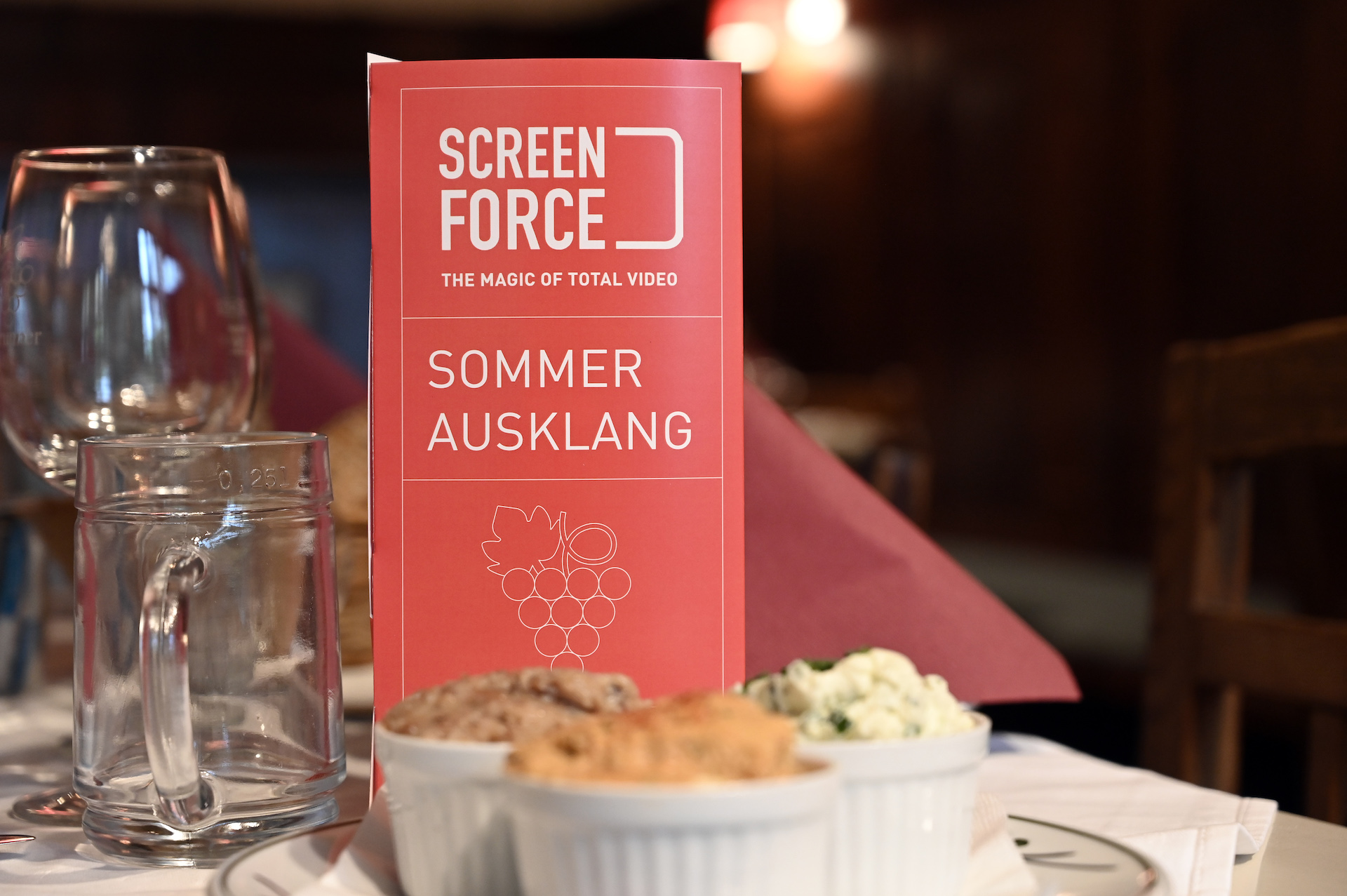 Einstimmung auf einen heißen Total-Video-Herbst beim ersten Screenforce-Heurigen